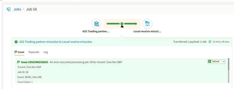 Retrying Failed File Transfer Attempts – Cleo