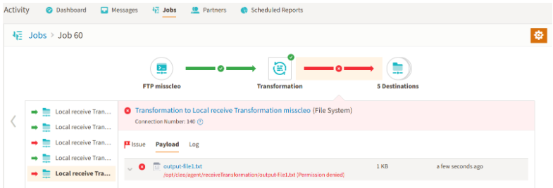 Retrying Failed File Transfer Attempts – Cleo