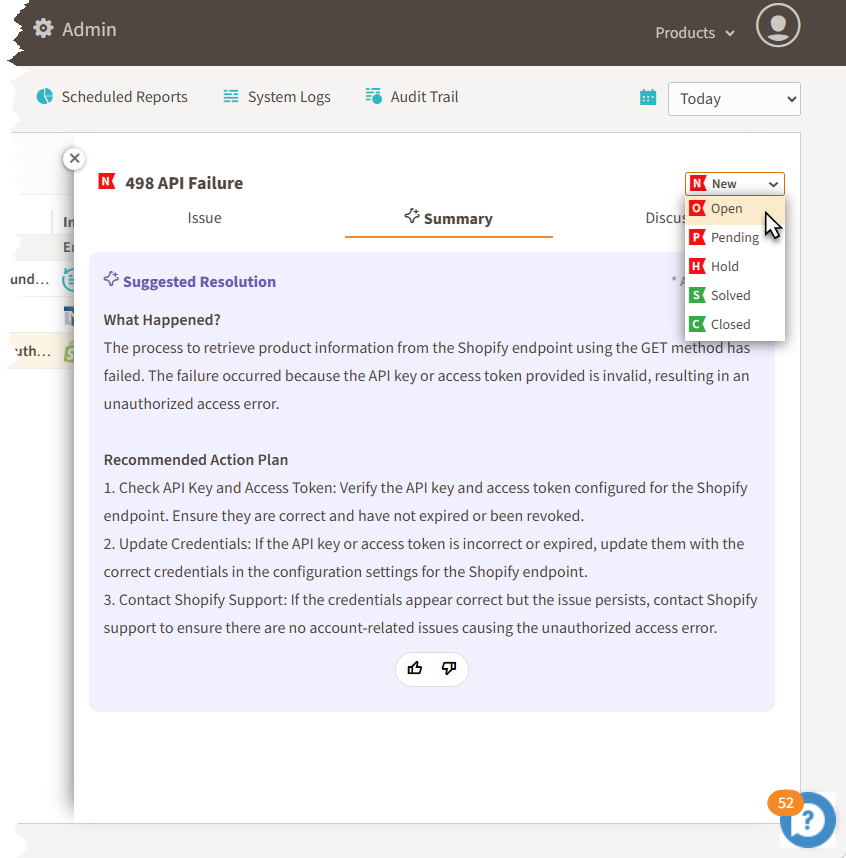 Issue Management – Cleo