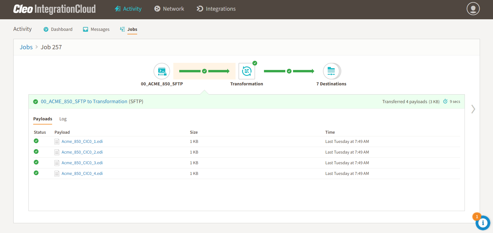 Working with Jobs – Cleo